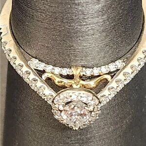 Zales | Jewelry | Enchanted Disney 4k Wgold Pear Diamond Halo Princess ...